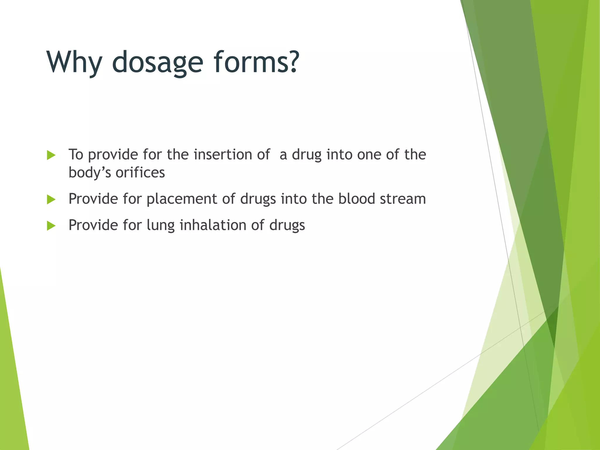 Dosage forms and formulations | PPT