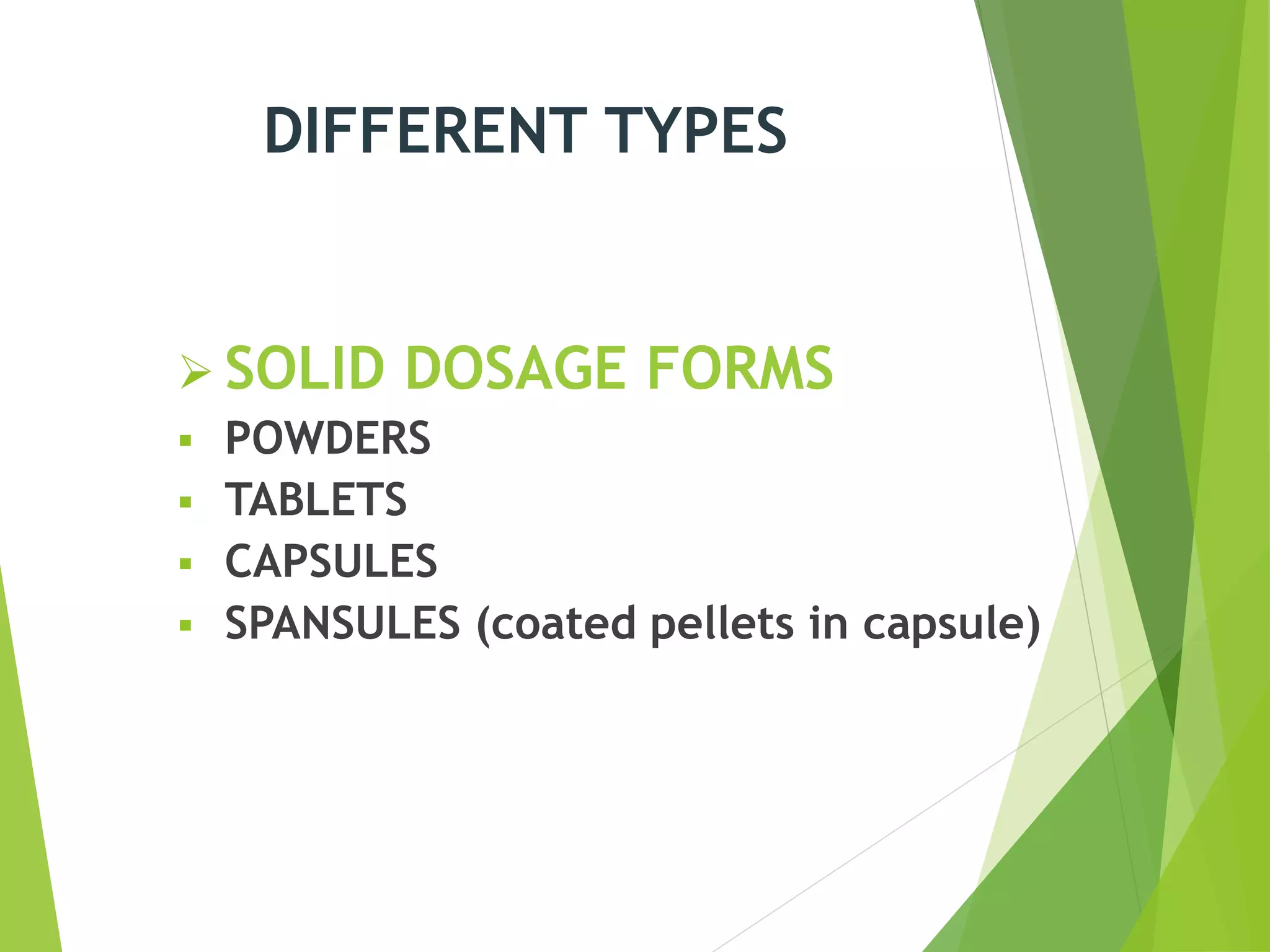Dosage forms and formulations | PPT