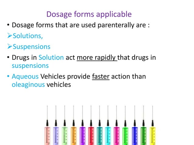 Dosage forms and routes of drug administration | PPTX