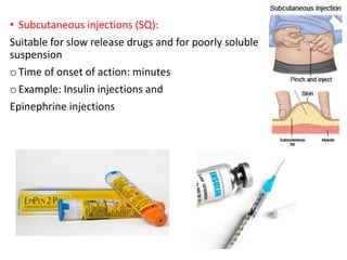 Dosage forms and routes of drug administration | PPTX
