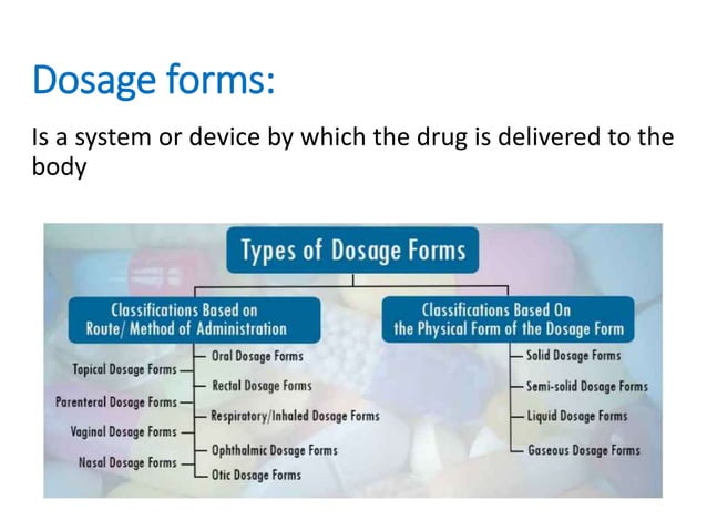 Dosage forms and routes of drug administration | PPTX