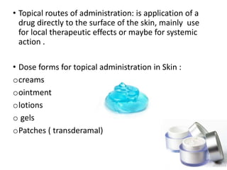 Dosage forms and routes of drug administration | PPTX