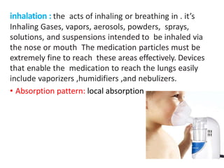 Dosage forms and routes of drug administration | PPTX