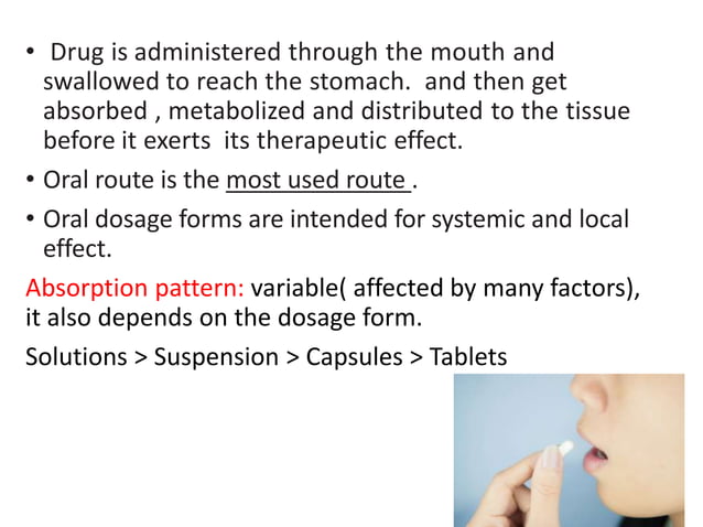 Dosage forms and routes of drug administration | PPTX