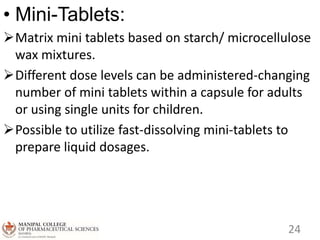 Dosage forms for Personalized Medicine | PPTX