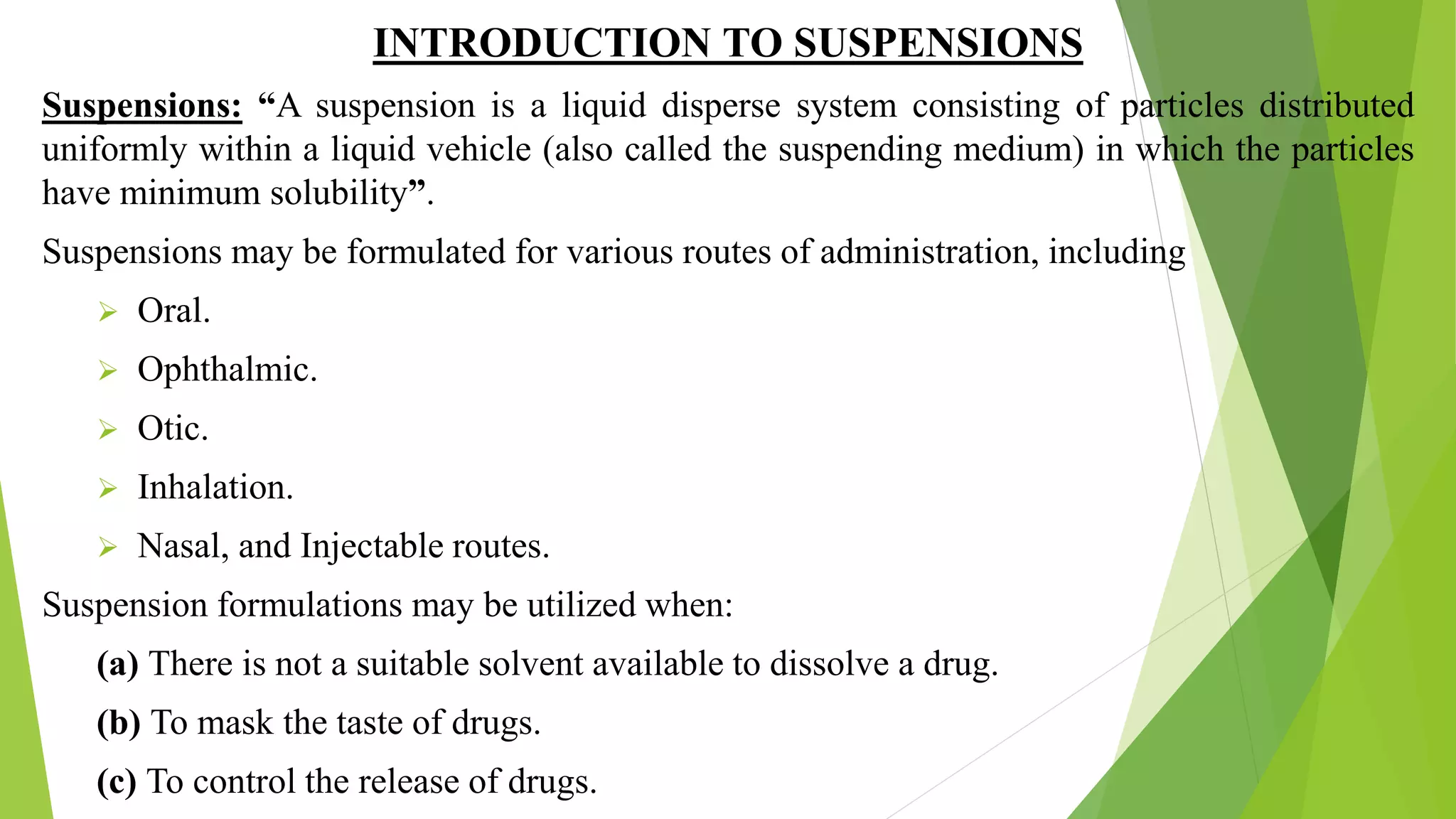 Pharmaceutical oral suspension | PDF