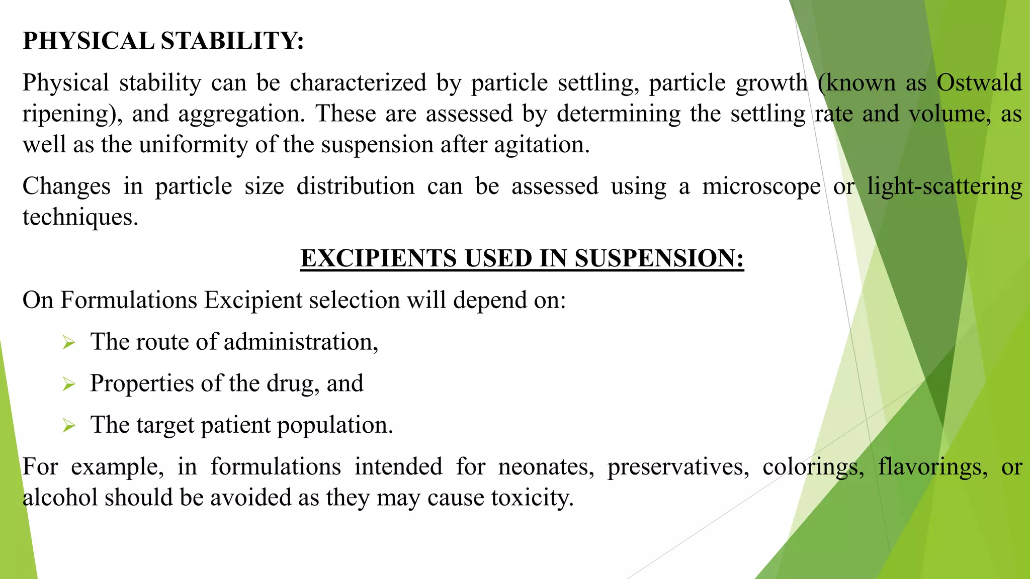 Pharmaceutical oral suspension | PDF