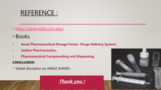 Pharmaceutical oral Suspension | PPTX