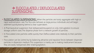 Pharmaceutical oral Suspension | PPTX