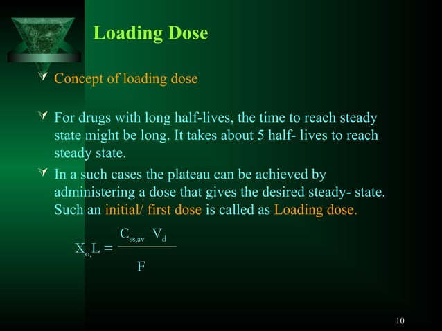 Dosage regimen | PPT | Chemistry | Science