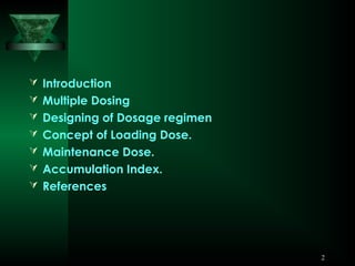 Dosage regimen | PPT