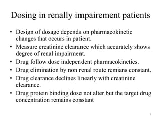 Dosage regimen in renal failure ( Neha Mayekar).pptx