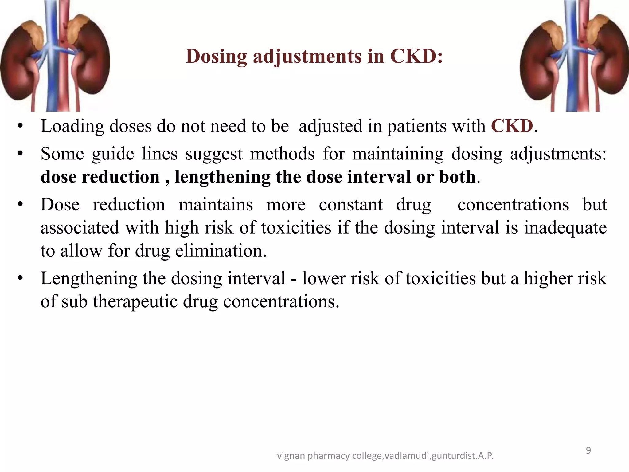 Dose Adjustment in renal and hepatic failure | PPTX