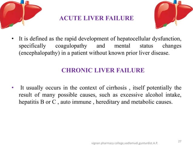 Dose Adjustment in renal and hepatic failure