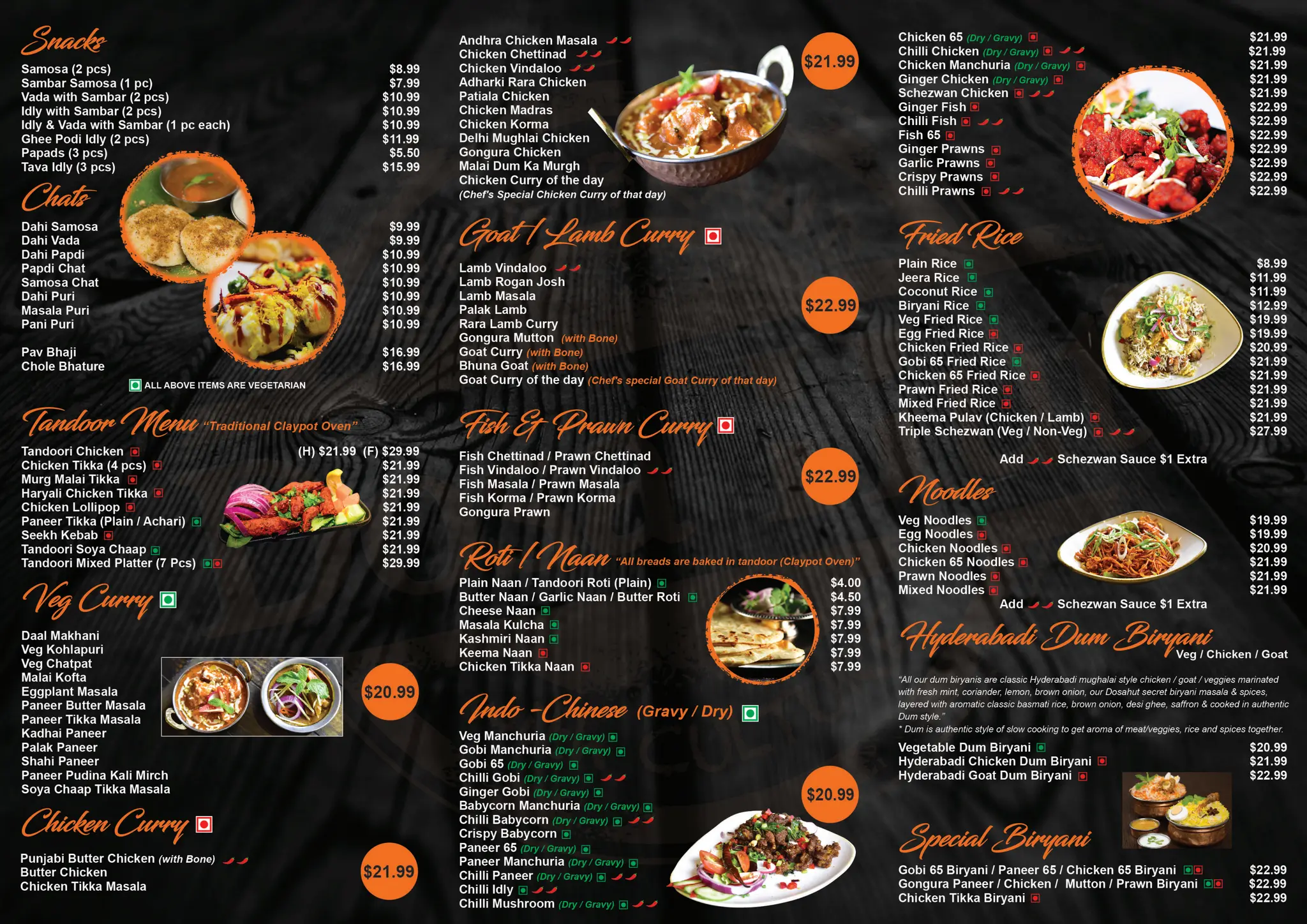 View Menu of Indian Restaurant in Knox - Dosa Hut | PPT