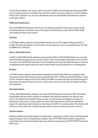 Common Dos and DDoS | PDF