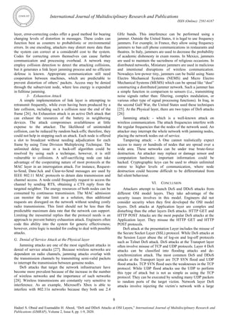 Do s and d dos attacks at osi layers | PDF