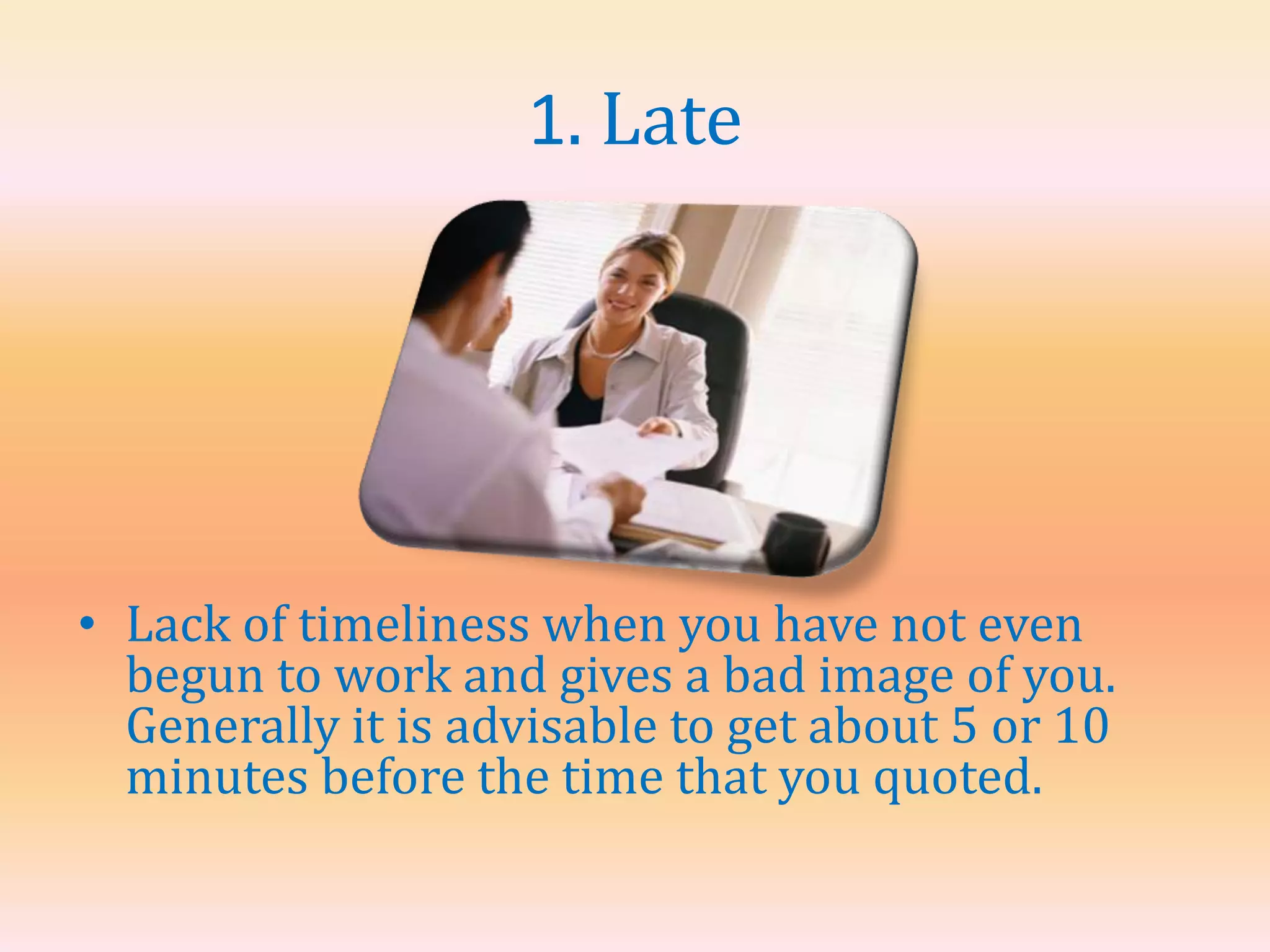 DOS AND DONTS A JOB INTERVIEW | PPT