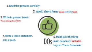 DOS AND DONTS.pptx | Books and Literature