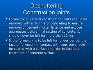 Do's and Don'ts Concrete-Works in construction works | PPT
