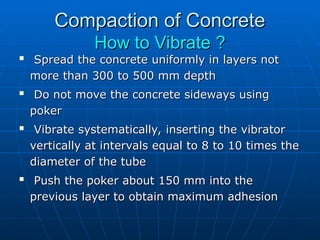 Do's and Don'ts Concrete-Works in construction works | PPT