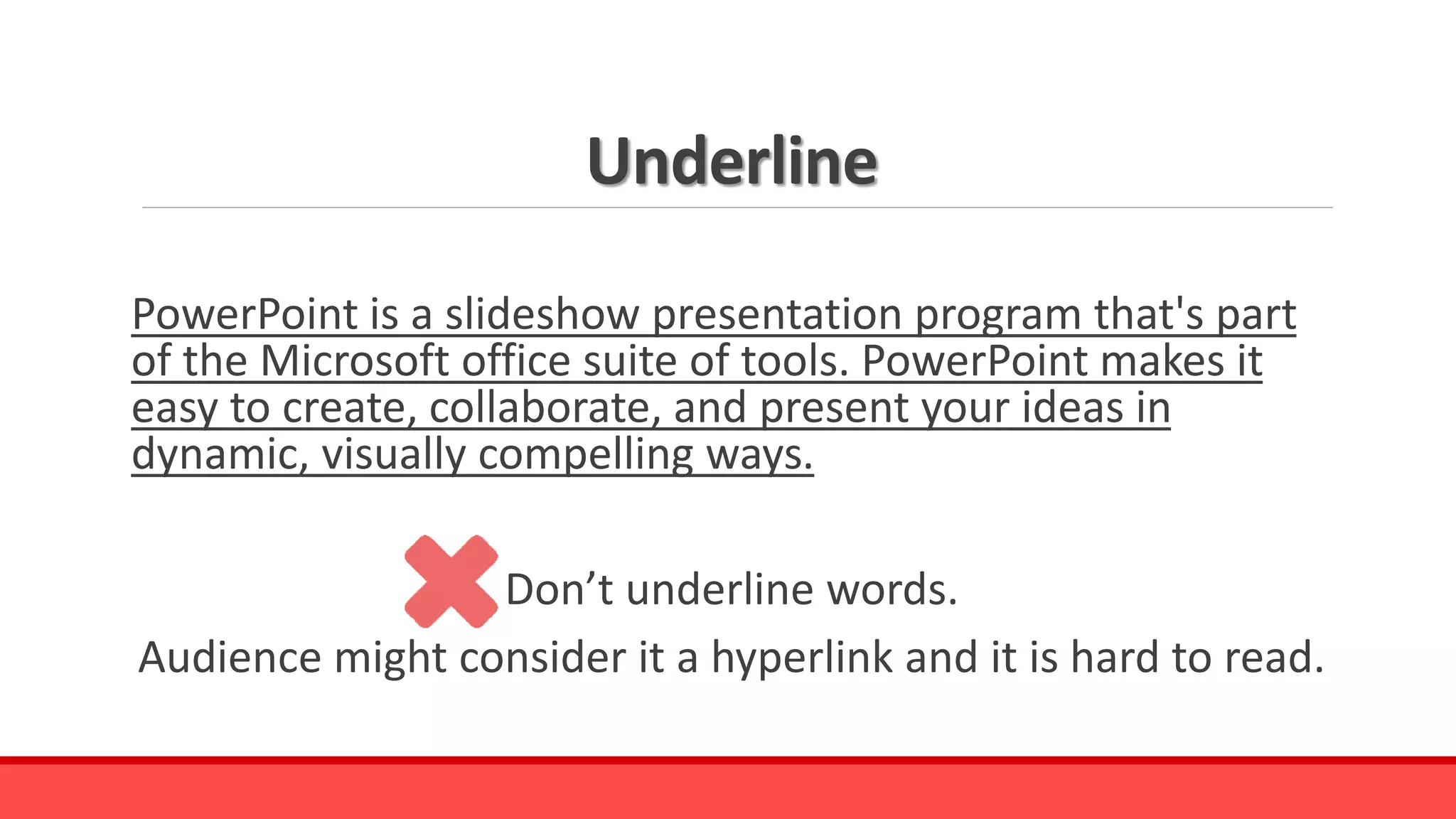 Do's and don'ts for an effective PowerPoint Presentation | PPTX