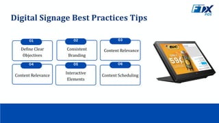 Digital Signage Best Practices: Essential Design Tips for Success | PPT