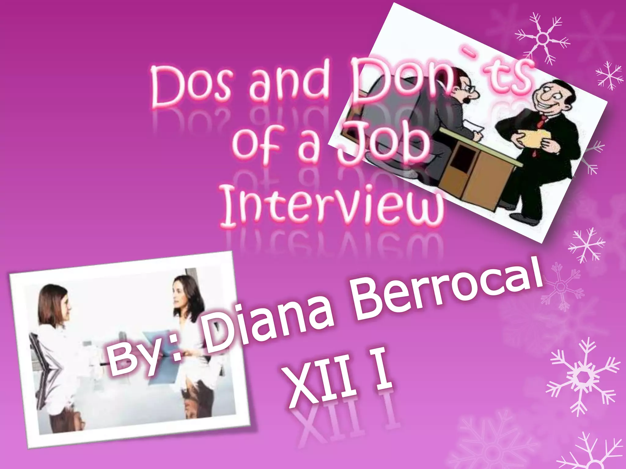 Dos and don`ts of a job interview | PPTX | Perfume and Fragrance | Beauty