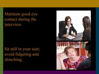 Do's and don'ts of a job interview | PPT