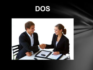 Dos and donts of a job interview ppt | PPTX