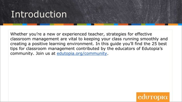 Dos and Don'ts of Classroom Management: Your 25 Best Tips | PPTX ...