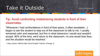 Dos and don'ts of classroom management your 25 best tips | PPTX