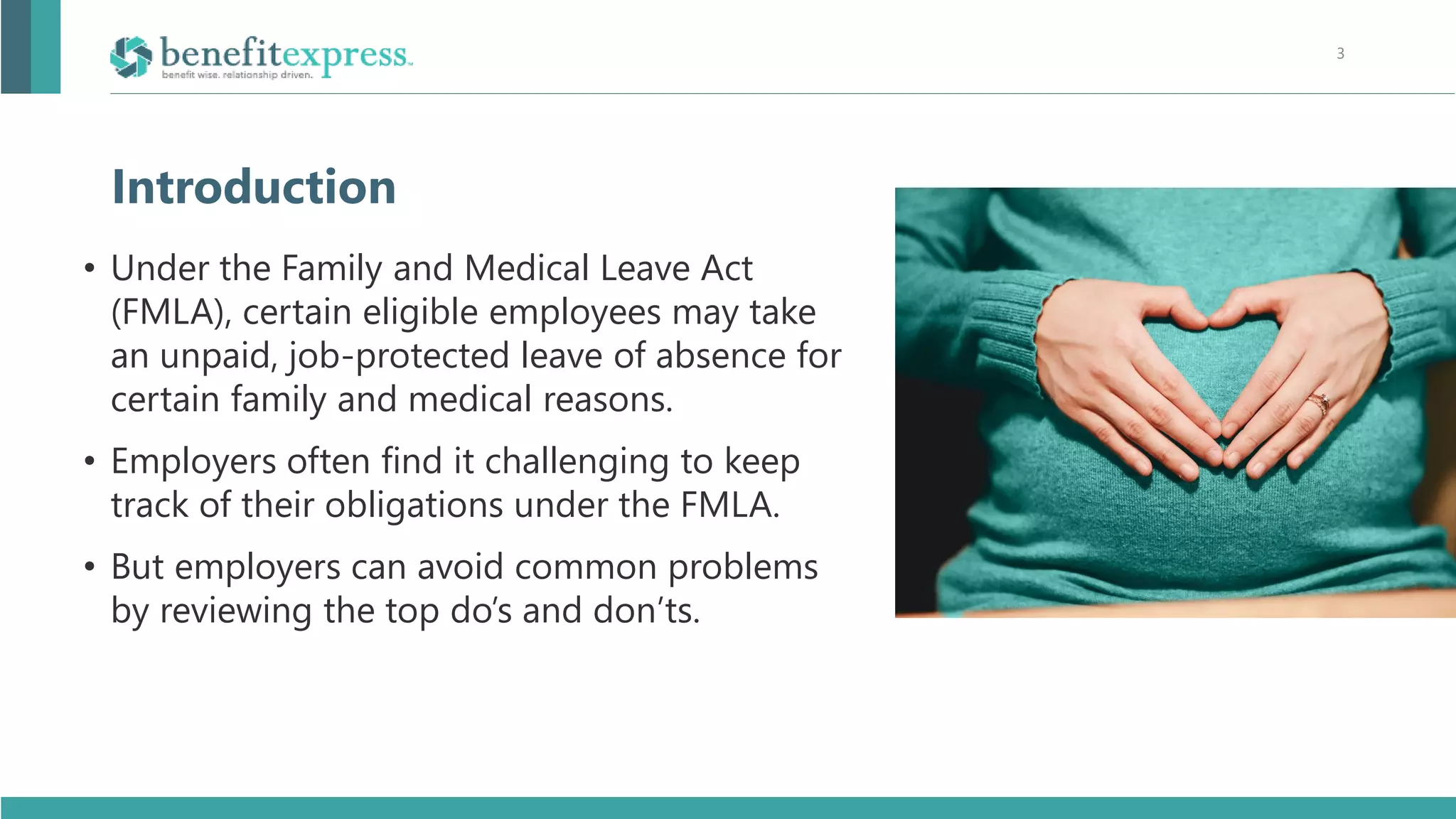 The Do's and Don'ts of FMLA Compliance | PDF