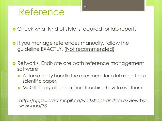 😂 References for lab report. References in a lab report. 2019-02-11
