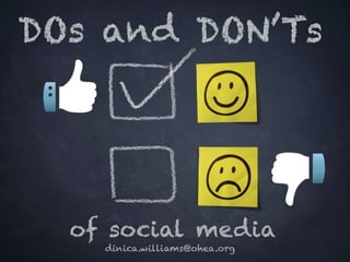 Dos and donts of social media for educators 20150529 | PPT