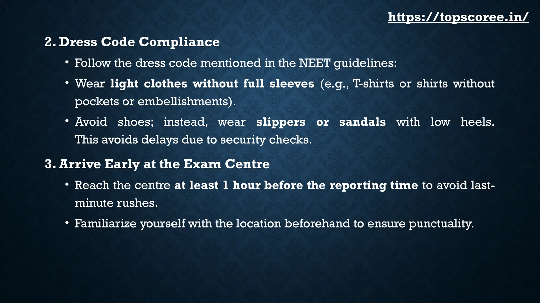 Do’s and Don’ts on NEET Exam Day A Complete Checklist.pptx