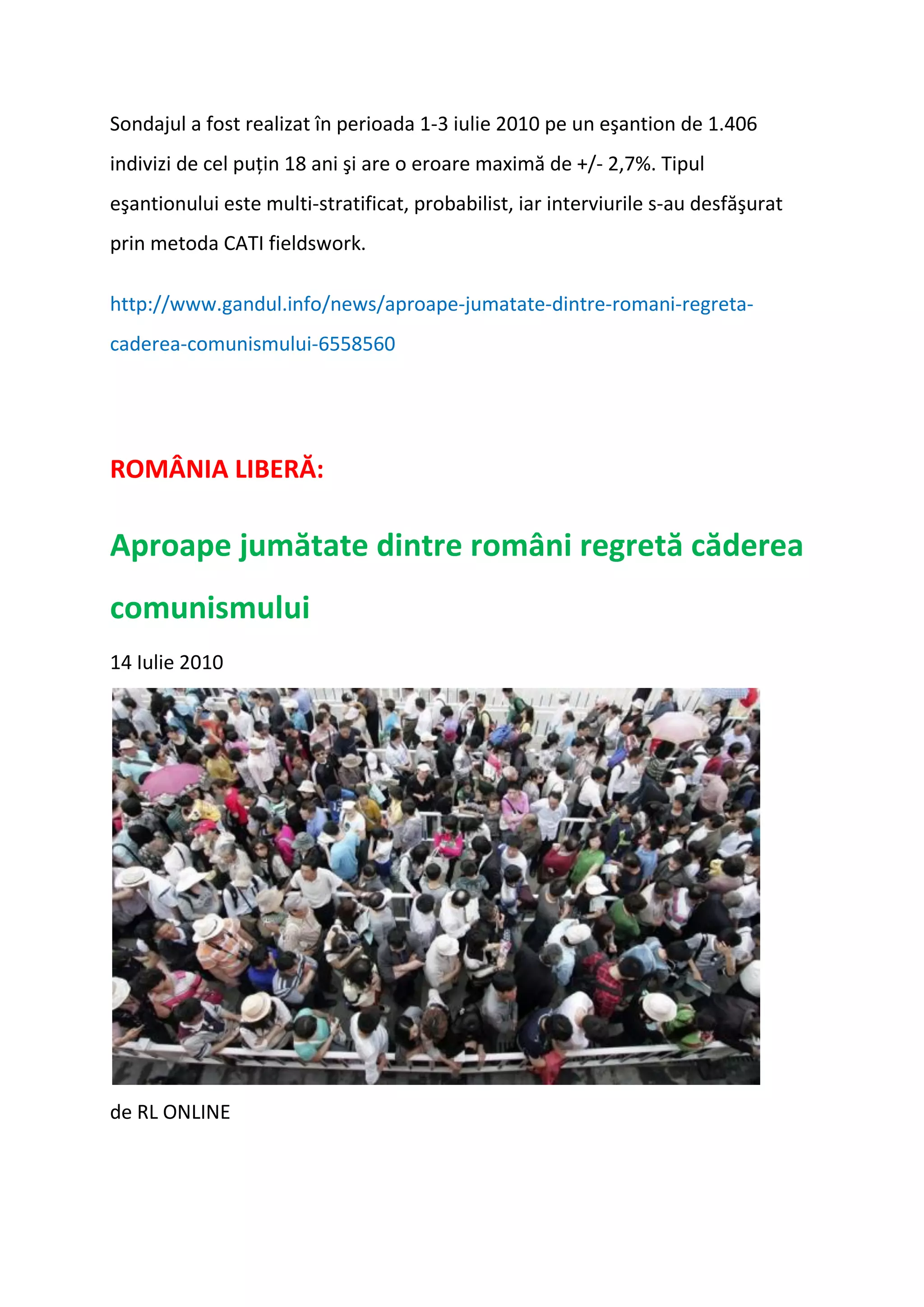 Dosar presa studiu_nostalgie | PDF