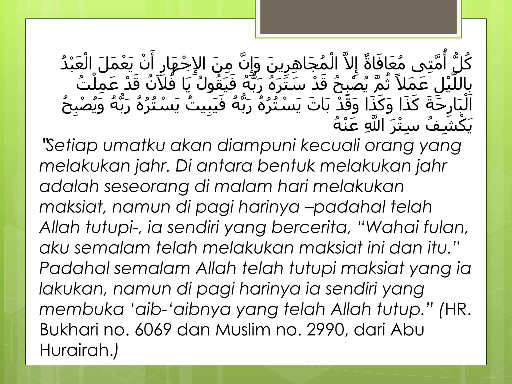 Dosa-dosa Besar | PPTX