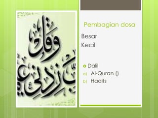 Dosa-dosa Besar | PPTX