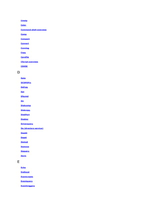 Doscommands | PDF | Operating Systems | Computer Software and Applications