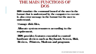 Dos commands | PPT