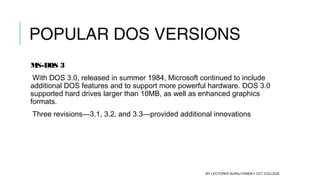 Dos commands | PPT