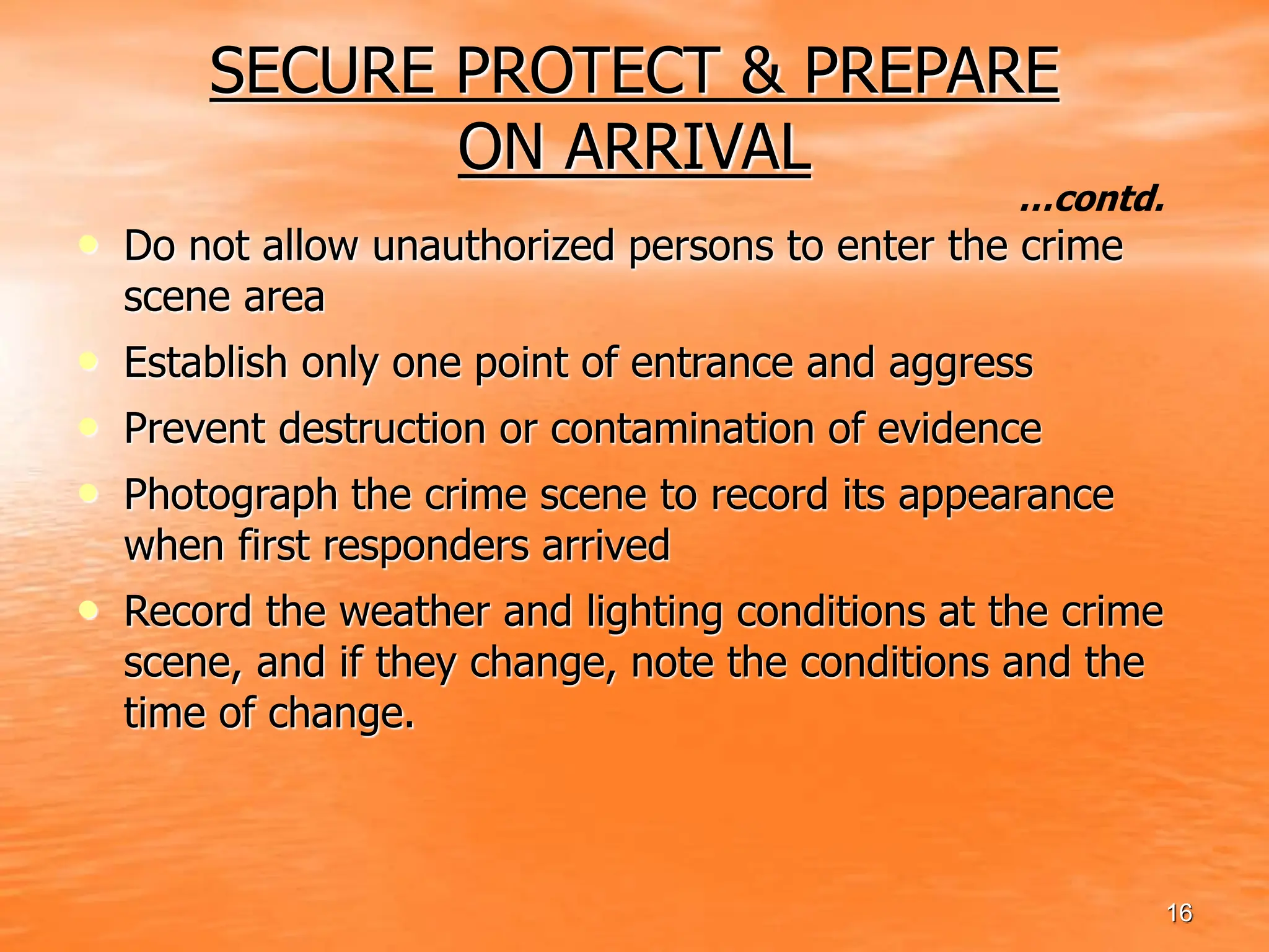 DOS DONT IN INVESTIGATION OF CONVENTIONAL CRIME CASES.ppt