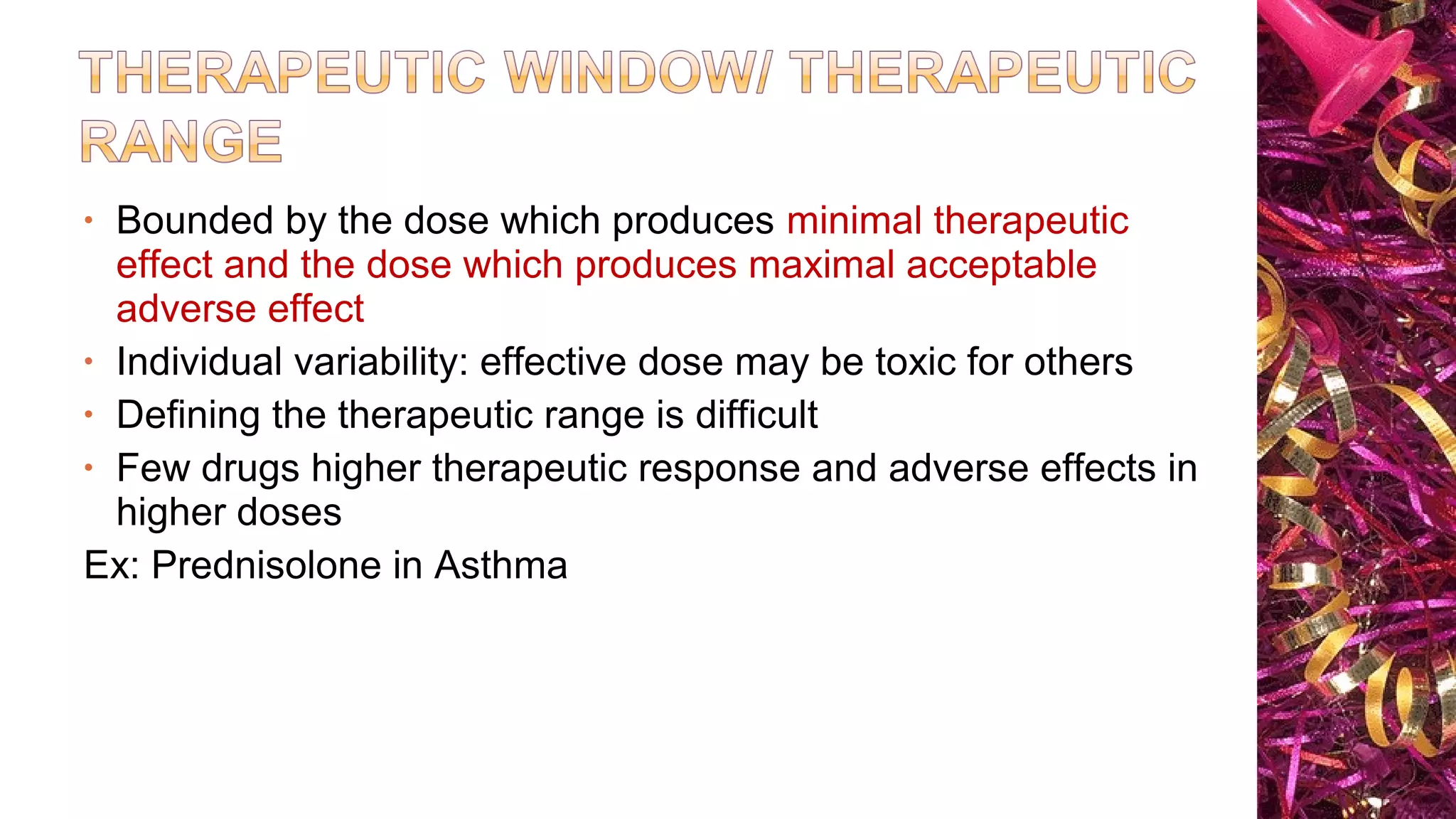 Dose response relationship | PPT