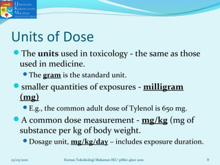 Dose response relationship | PPT