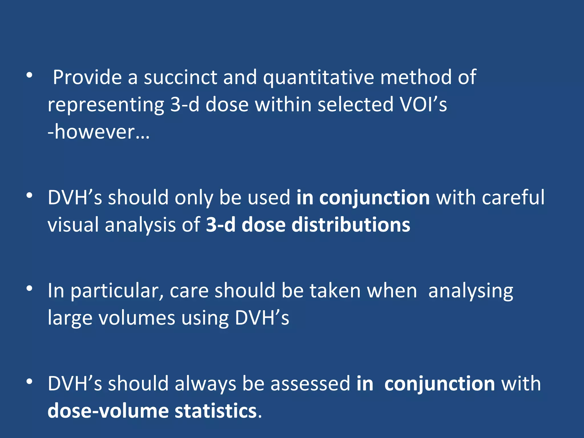 Dose volume histogram | PPT