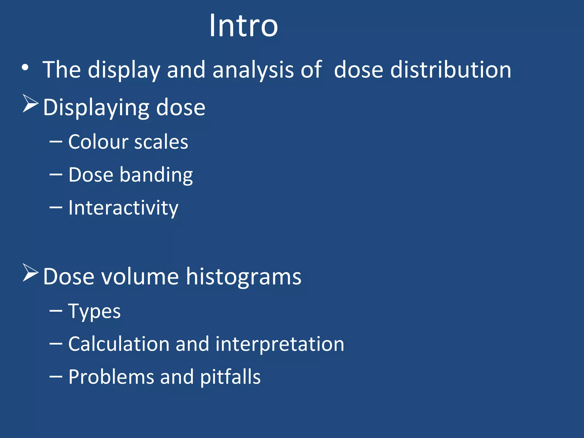 Dose volume histogram | PPT