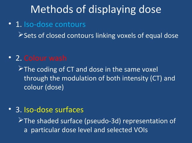 Dose volume histogram | PPT | 3-D Graphics | Computer Software and Applications