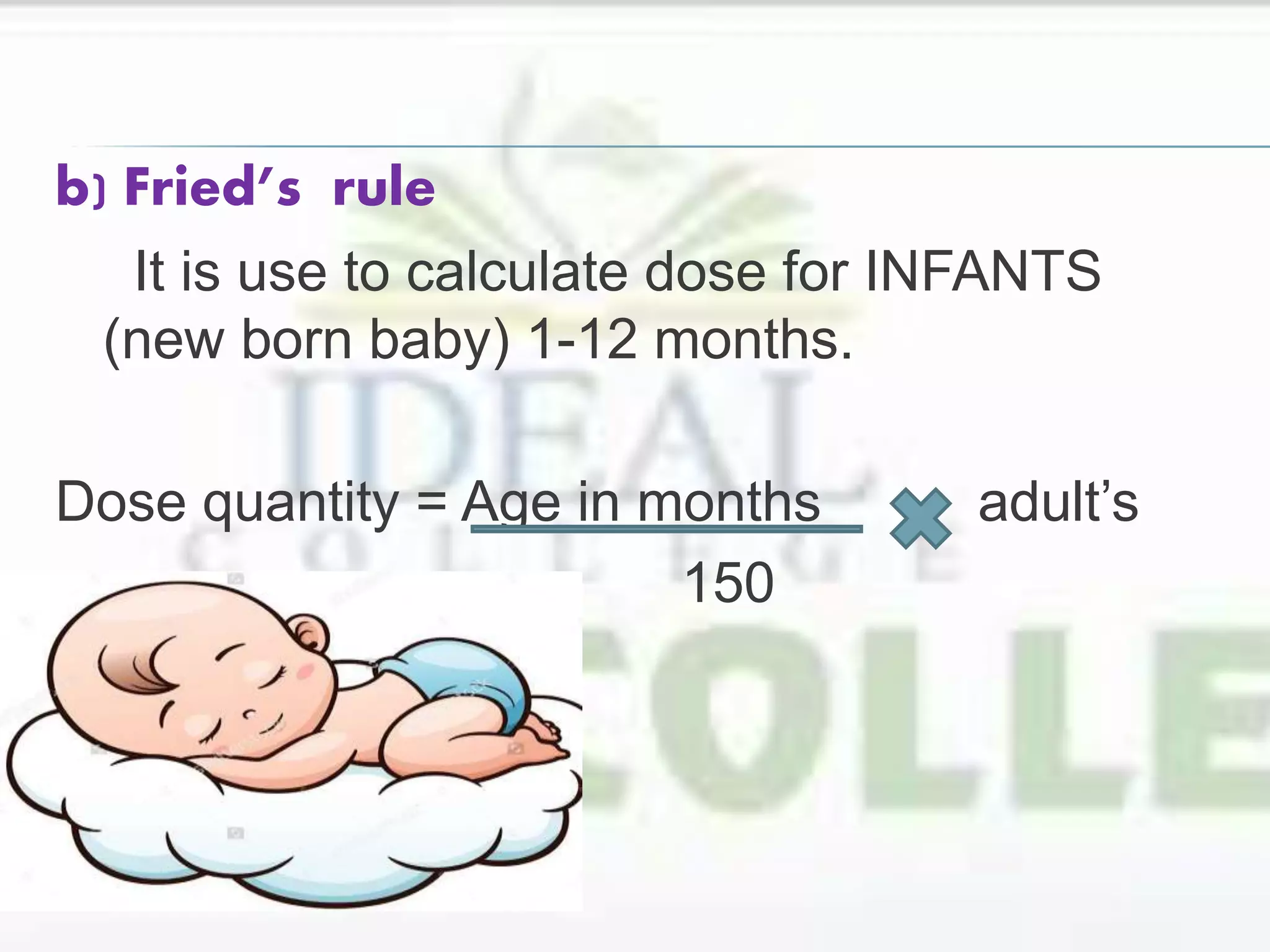 Dose calculation | PPTX