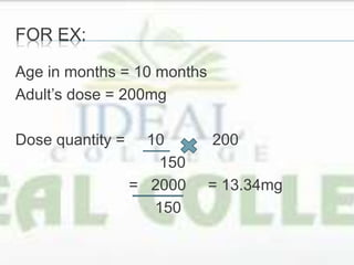 Dose calculation | PPTX